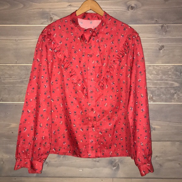 Vintage | Tops | Vintage 7s Prairie Style Shirt | Poshmark
